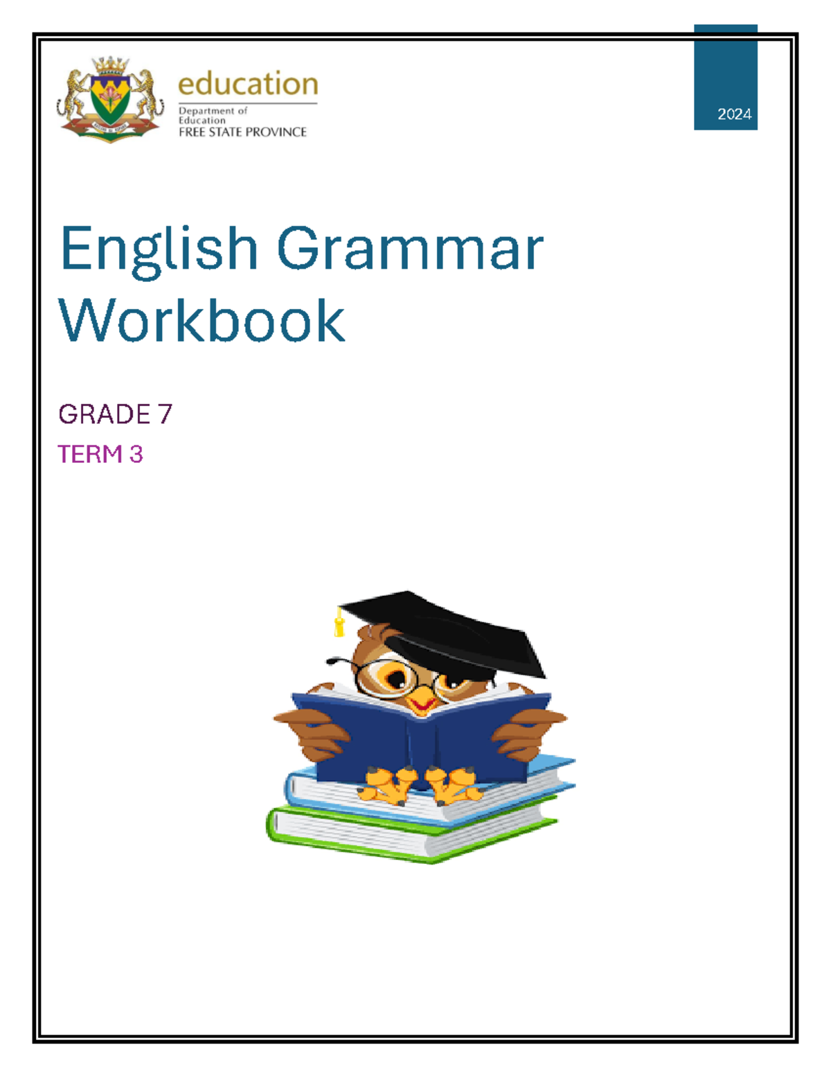 Grade 7 Language Handout Term 3 240628 064836 - 2024 English Grammar ...