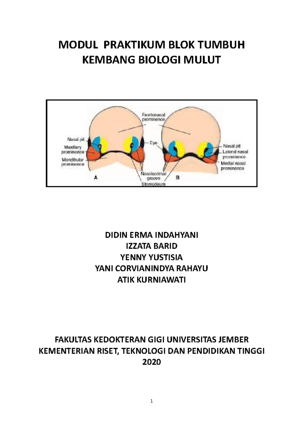 Modul Praktikum Tukem Biologi Mulut-2020 - MODUL PRAKTIKUM BLOK TUMBUH ...