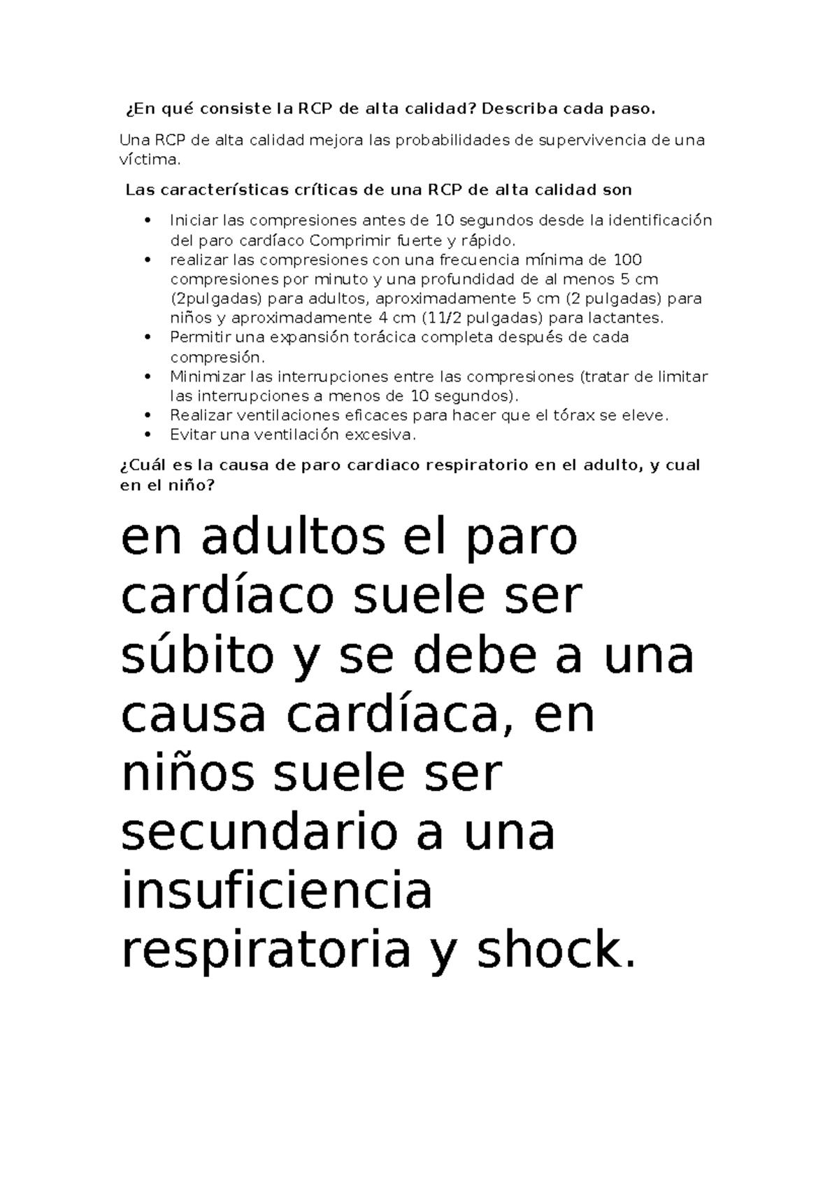 Cadena de supervivencia - ¿En qué consiste la RCP de alta calidad ...