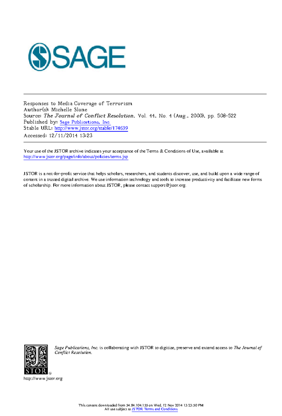 174639 - No comment - Responses to Media Coverage of Terrorism Author(s ...