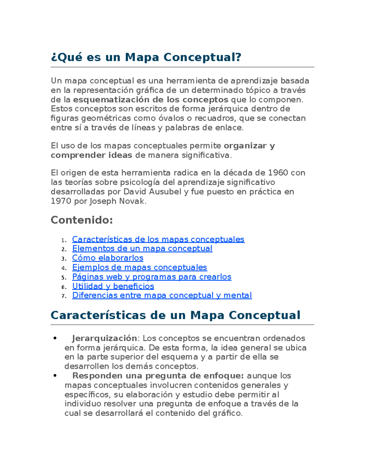 000 U1 Qué es un Mapa Conceptual - ¿Qué es un Mapa Conceptual? Un mapa ...