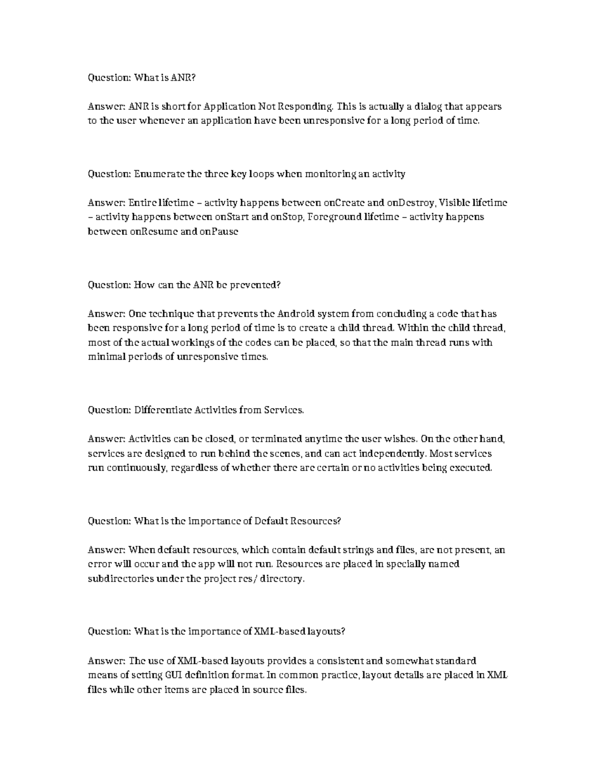 Peacocked portapak unbenignness - Question: What is ANR? Answer: ANR is ...