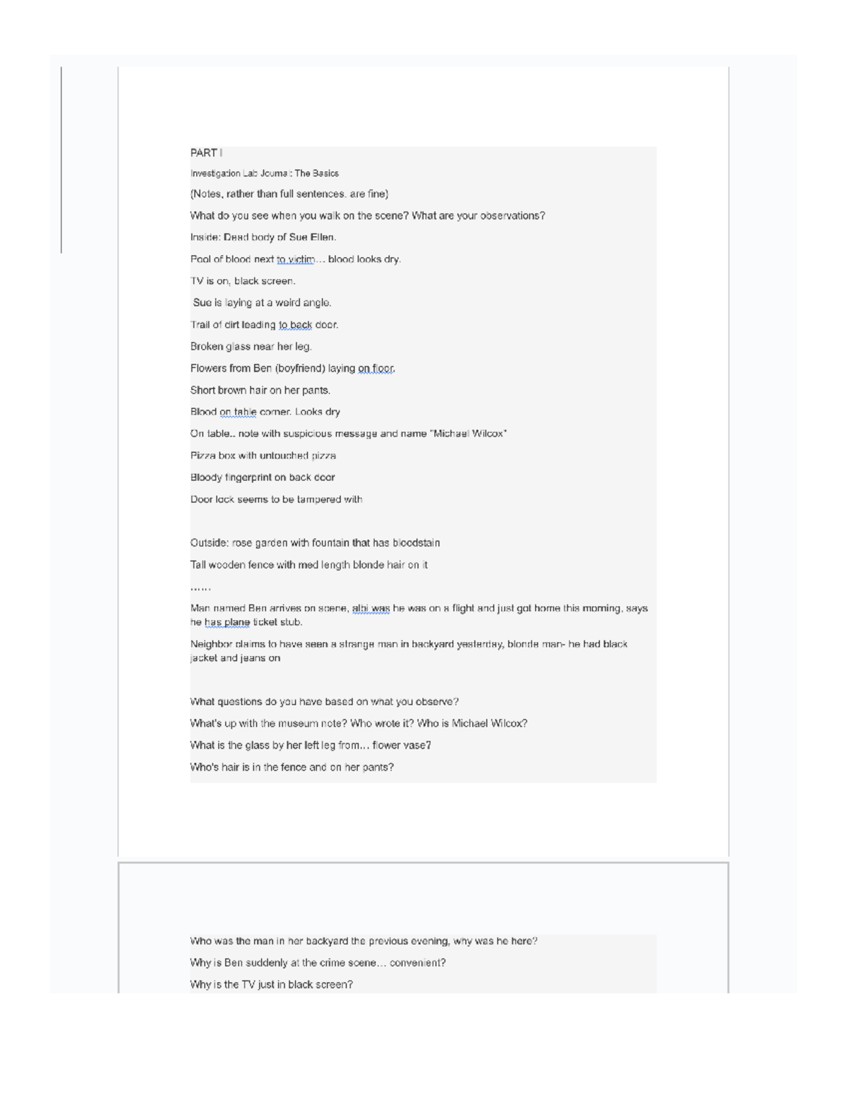 Unit 3 lab - Google Docs-2 - Studocu