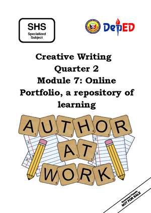 5 Q1 Creative Writing - Creative Writing Quarter 1 Module 5: Fiction ...