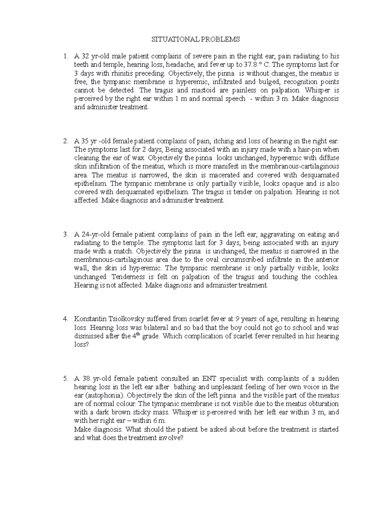 126693-situacionnye zadachi angl - SITUATIONAL PROBLEMS A 32 yr-old ...