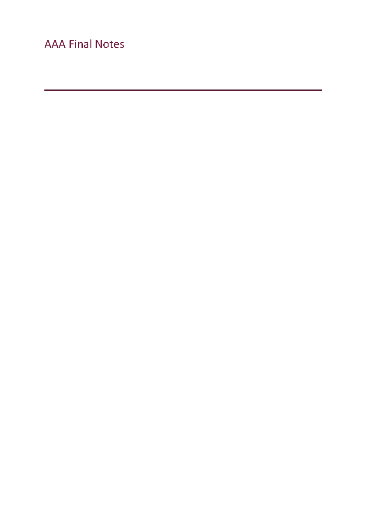 Chapter 10 - CH10 of accounting notes - AAA Final Notes Chapter 10 ...