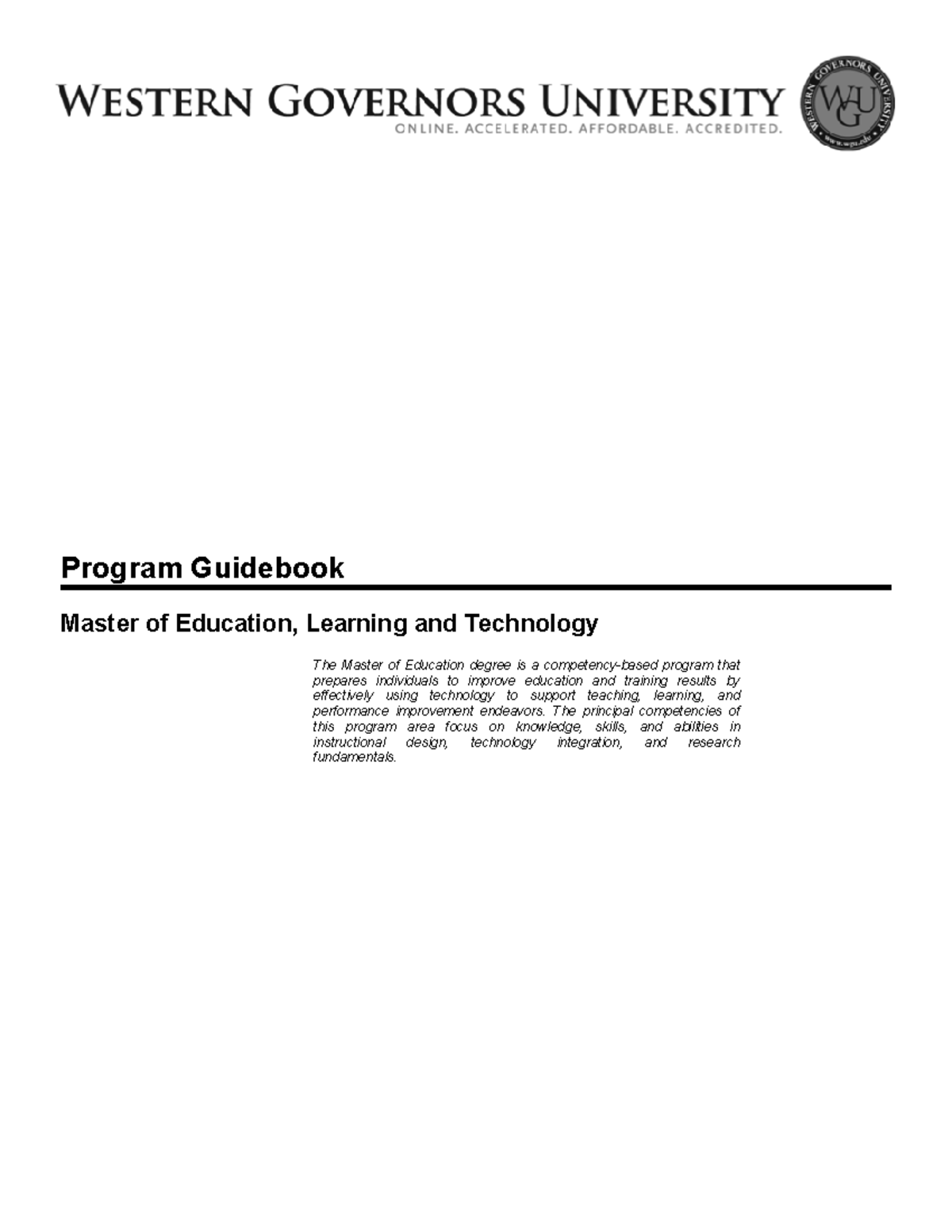 Guidebook Teacher College - Program Guidebook Master of Education ...