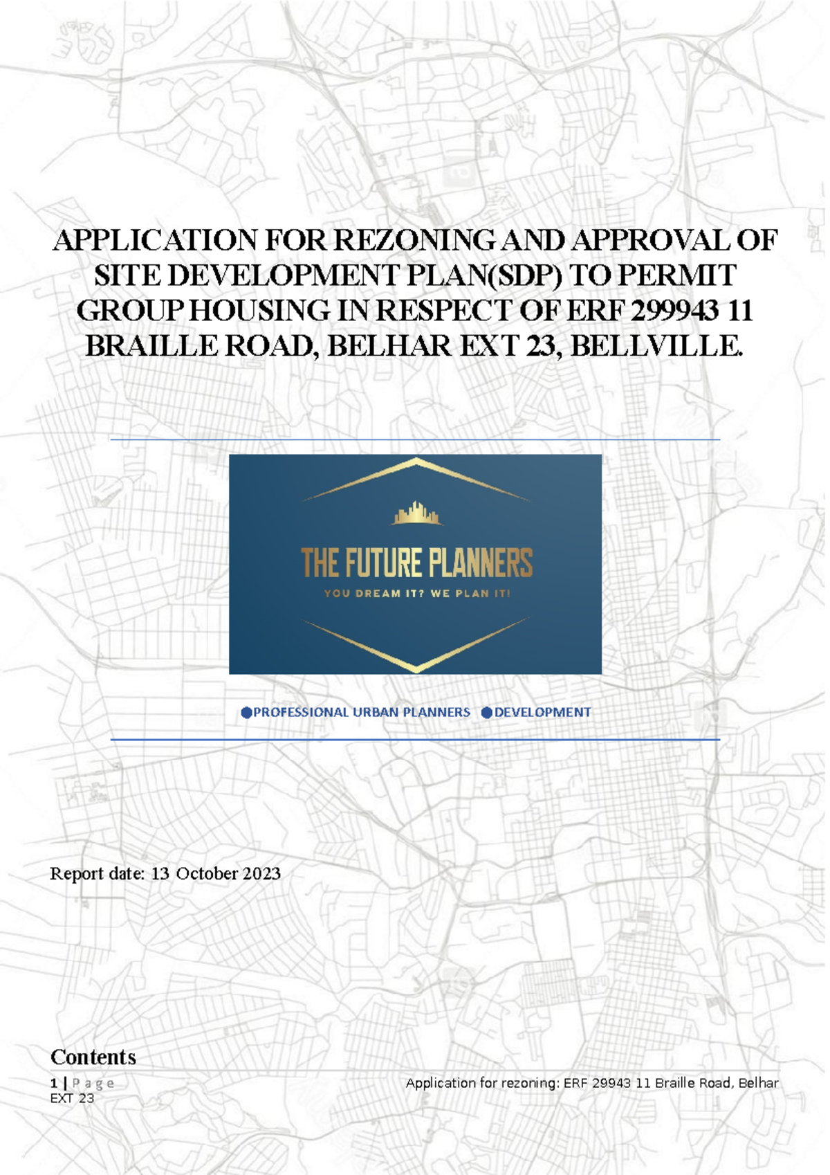 Rezoning TWP370S Assignment 2 - APPLICATION FOR REZONING AND APPROVAL ...