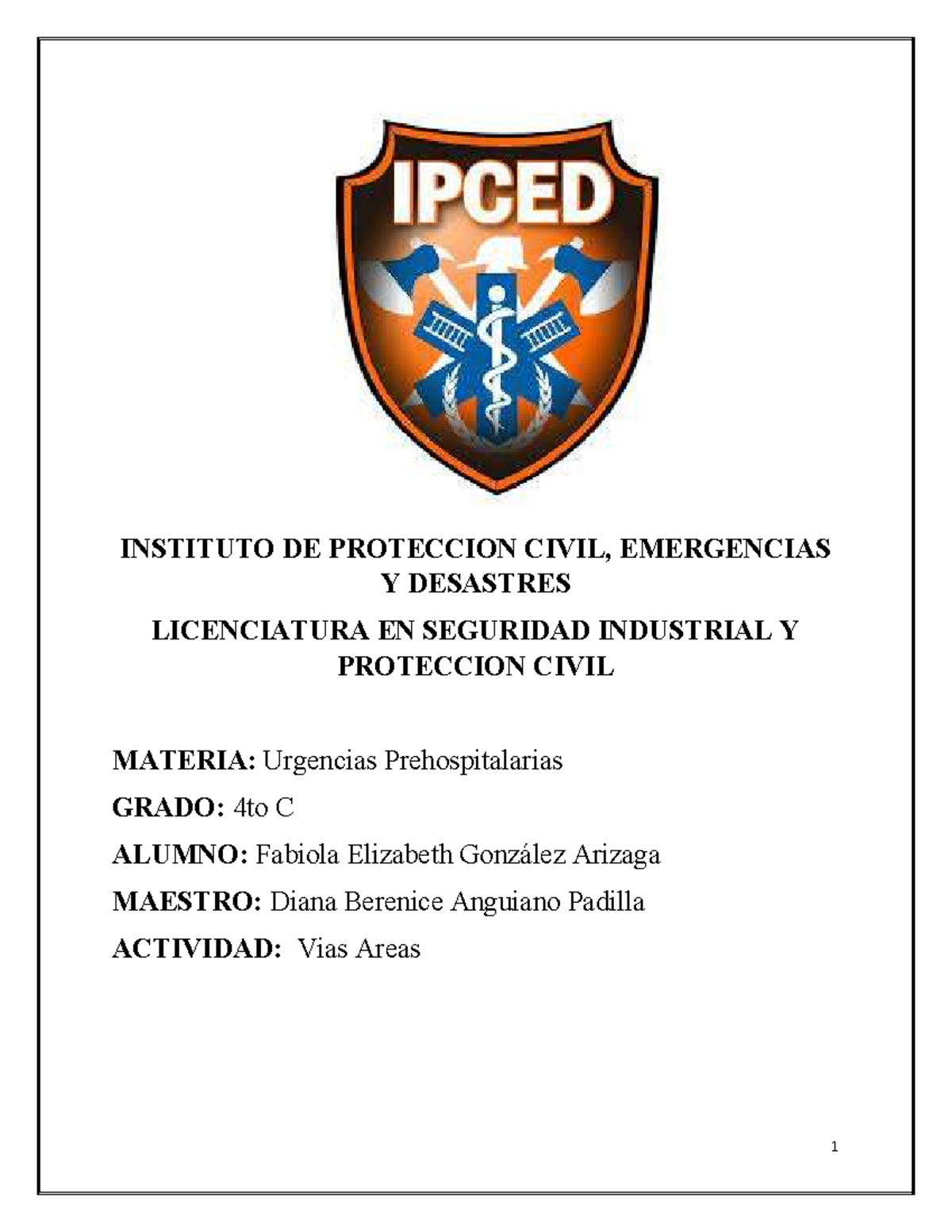 Actividad 4-Fabiola Gonzalez (prehospitalario) - INSTITUTO DE ...