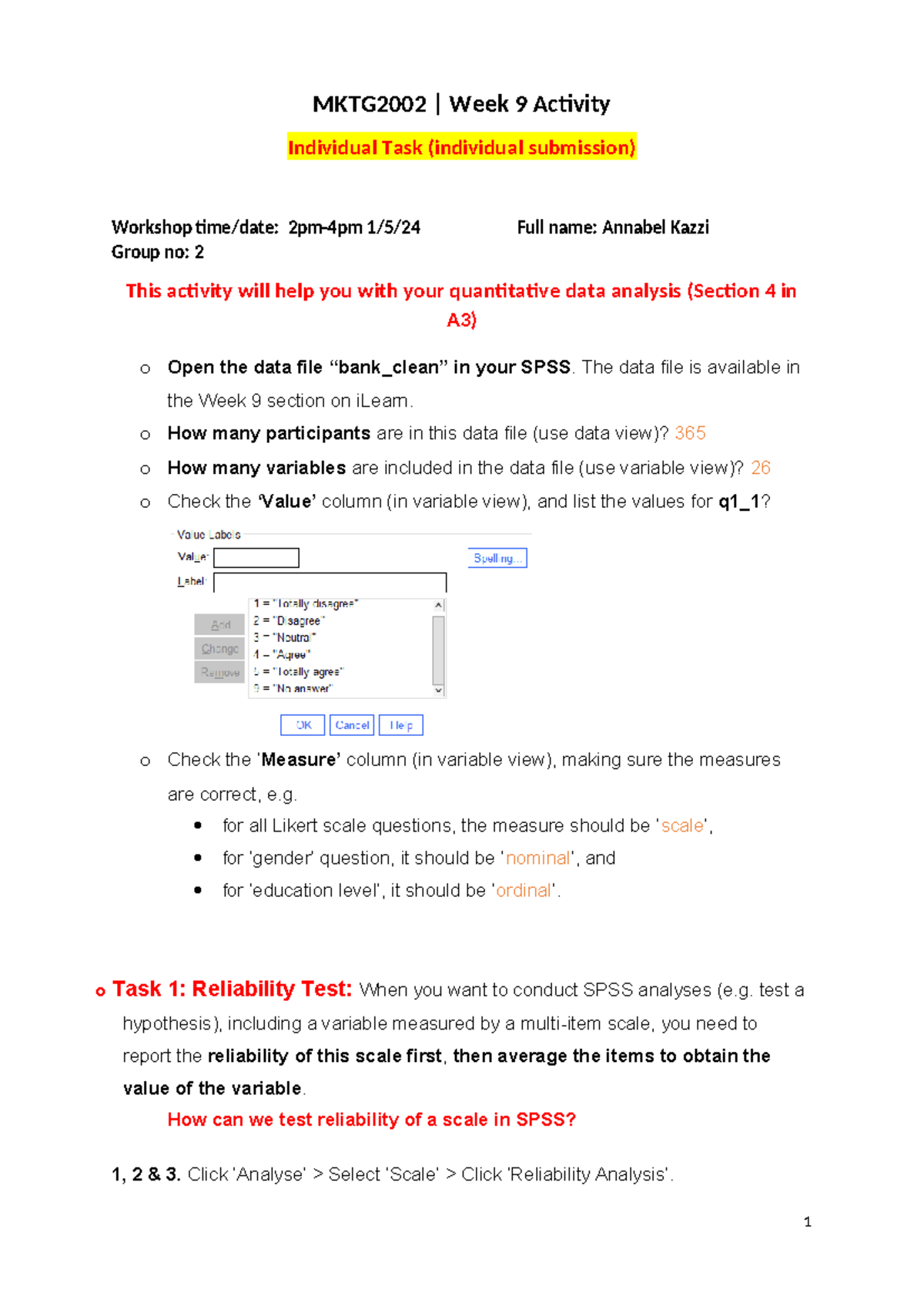 MKTG2002-Wk 9 individ task - MKTG2002 | Week 9 Activity Individual Task ...