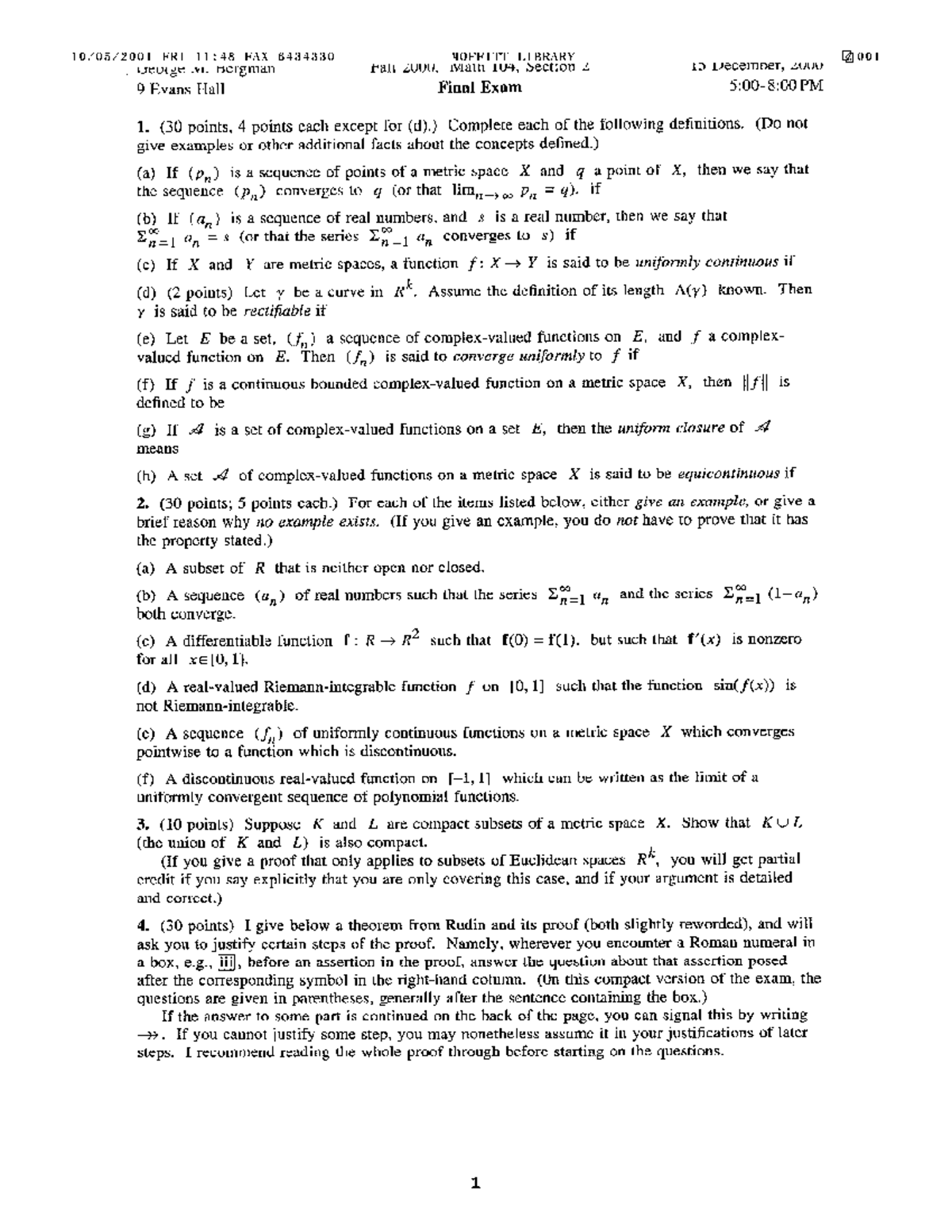 F00 Final Exam-G - GED 150 - Studocu