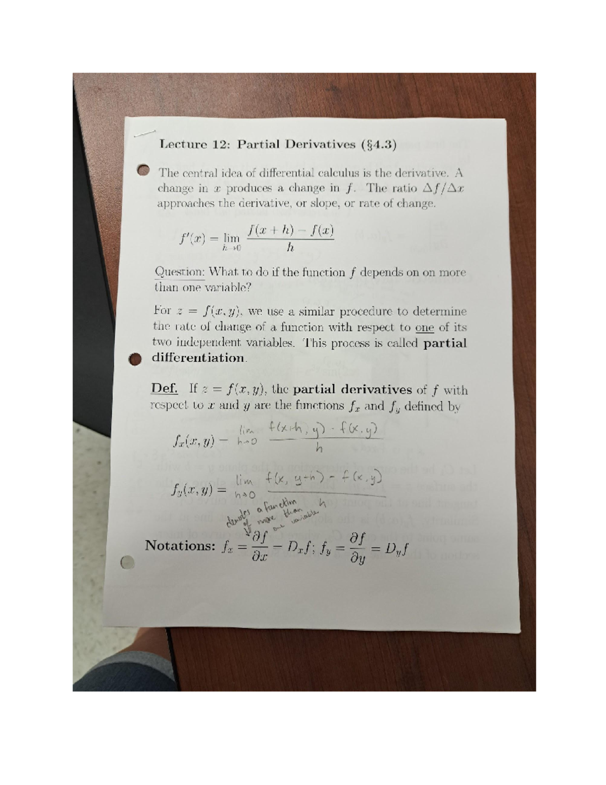 Lecture 12 Notes MAC 2313 - MAC 2313 - Studocu