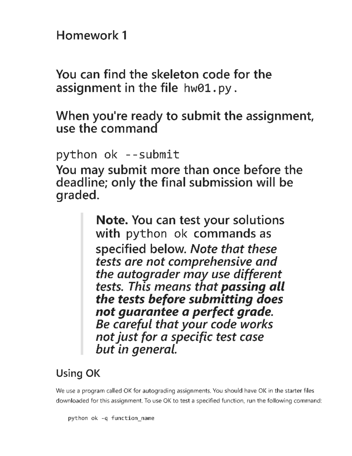 Homework 1 copy - Python Programming for Business - Studocu
