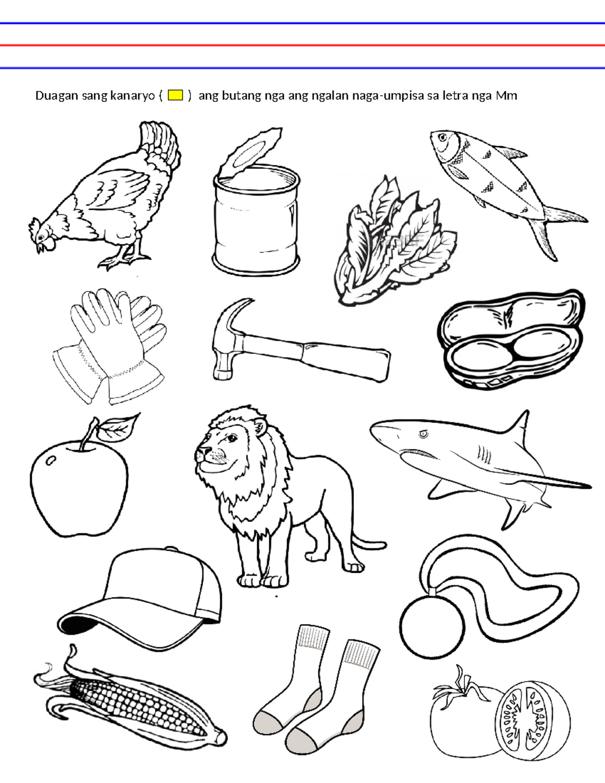 Duagan sang kanaryo bagay nga Mm - Bachelor of Elementary Education ...