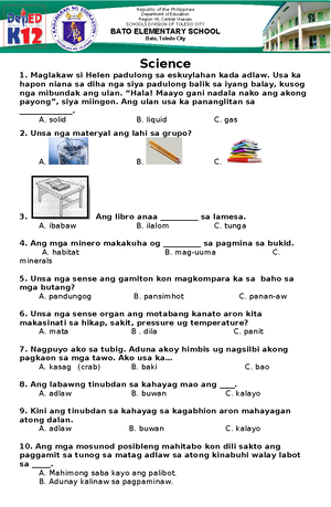 List of passers in Grade 3 SSC - List of pupils in GRADE 3 -Special ...