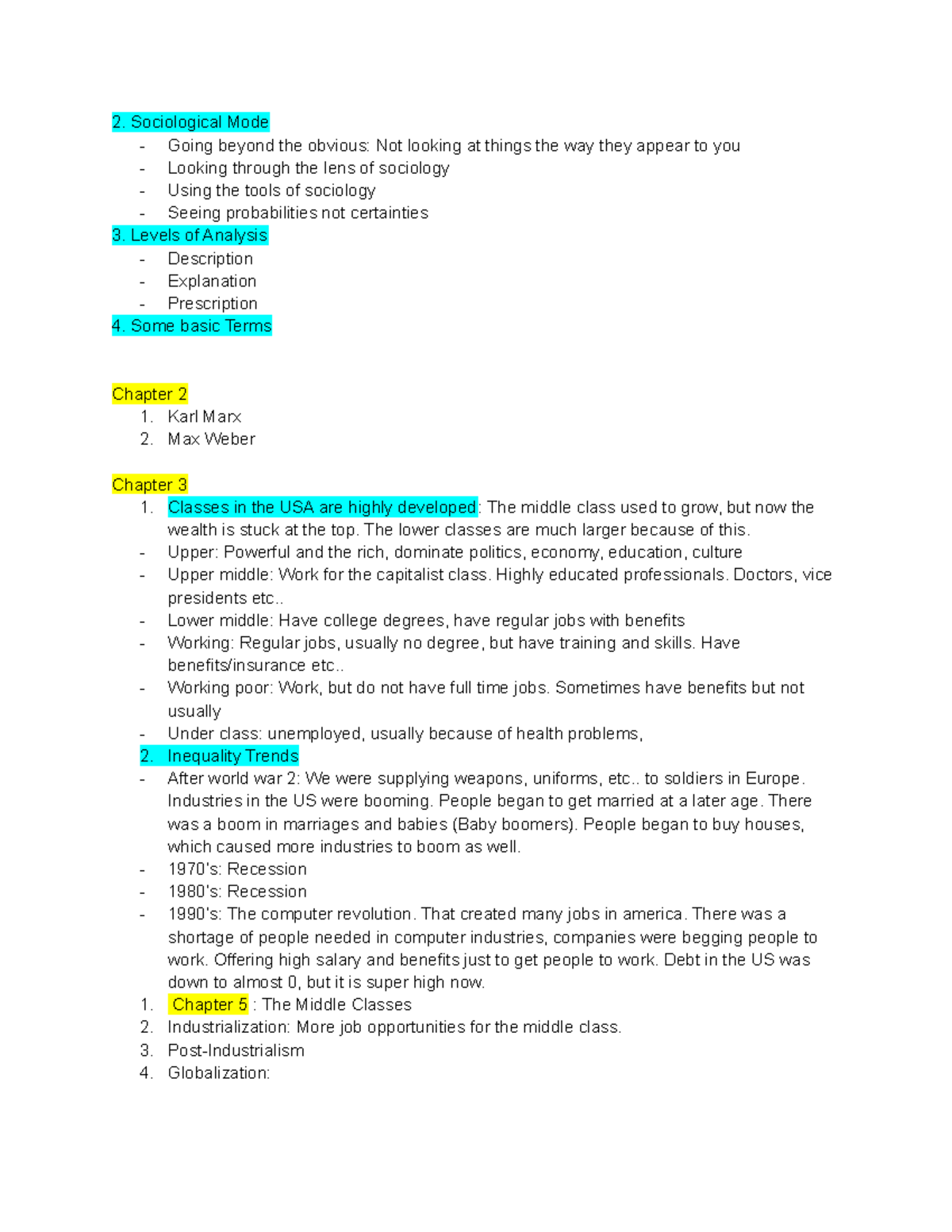 9 23 ISS Study Guide 1 - Exam 1 review - Sociological Mode Going beyond ...