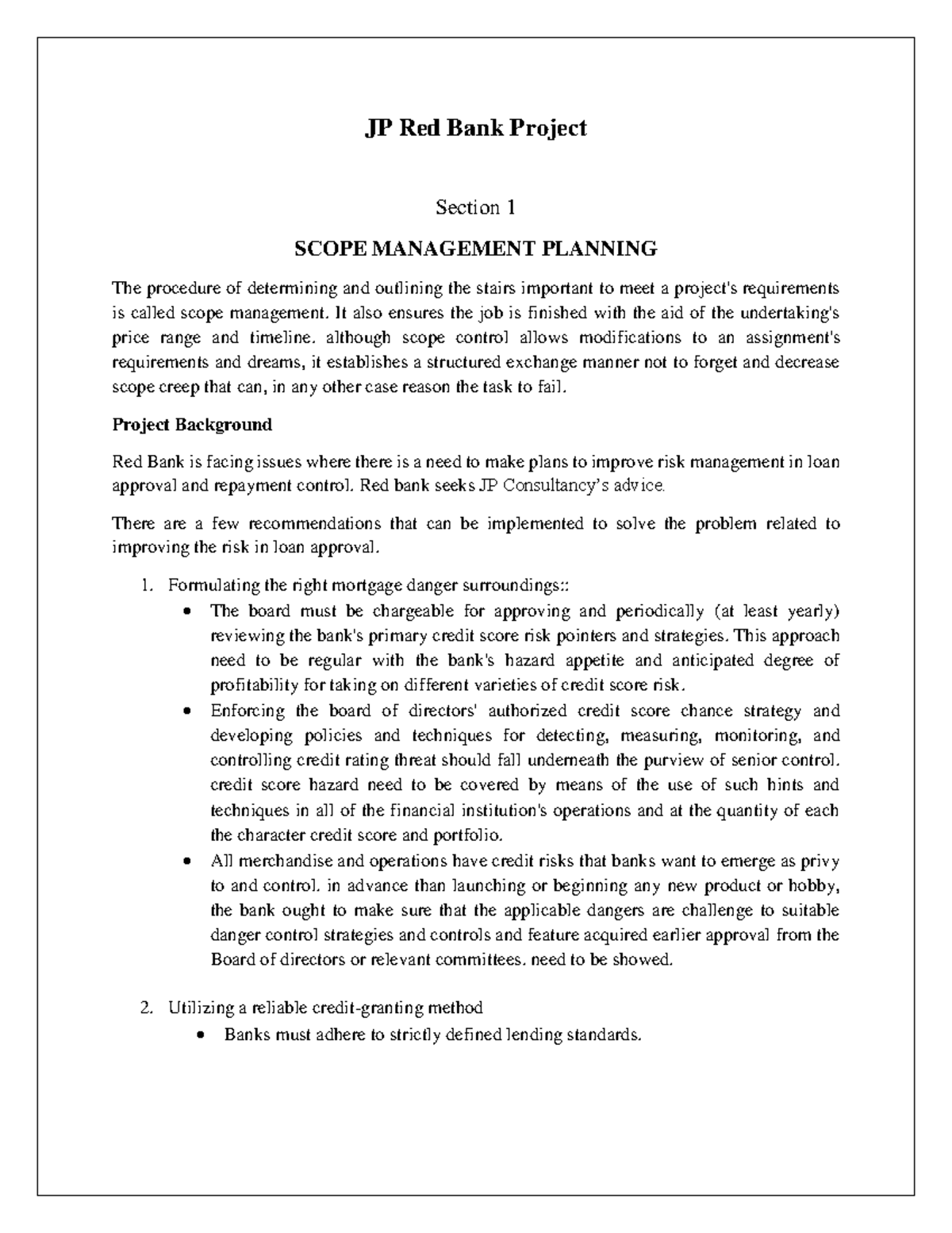 JP Red Bank Project.pdf-1 - JP Red Bank Project Section 1 SCOPE ...