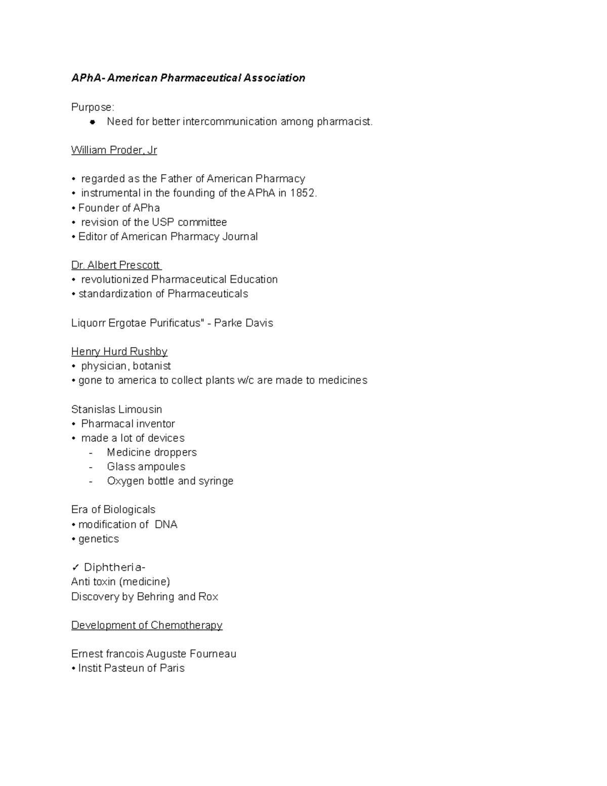 APh A- American Pharmaceutical Association - APhA- American ...