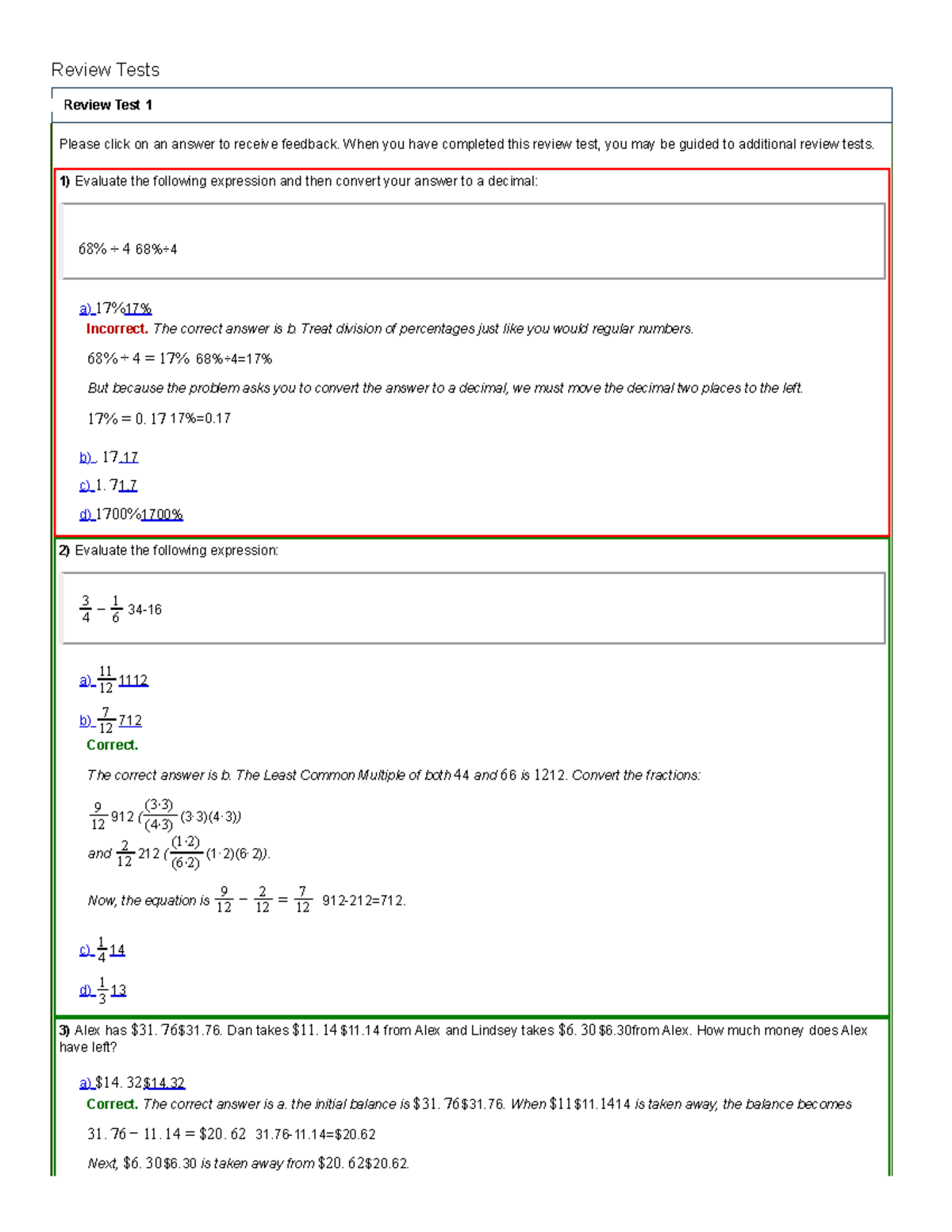 Module 2 Review Test - These are practice TEST - Review Tests Review ...