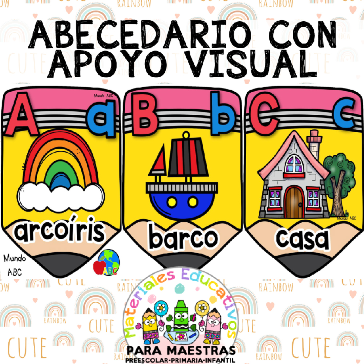 Carteles abecedario para decorar aula recopilado por Materiales ...