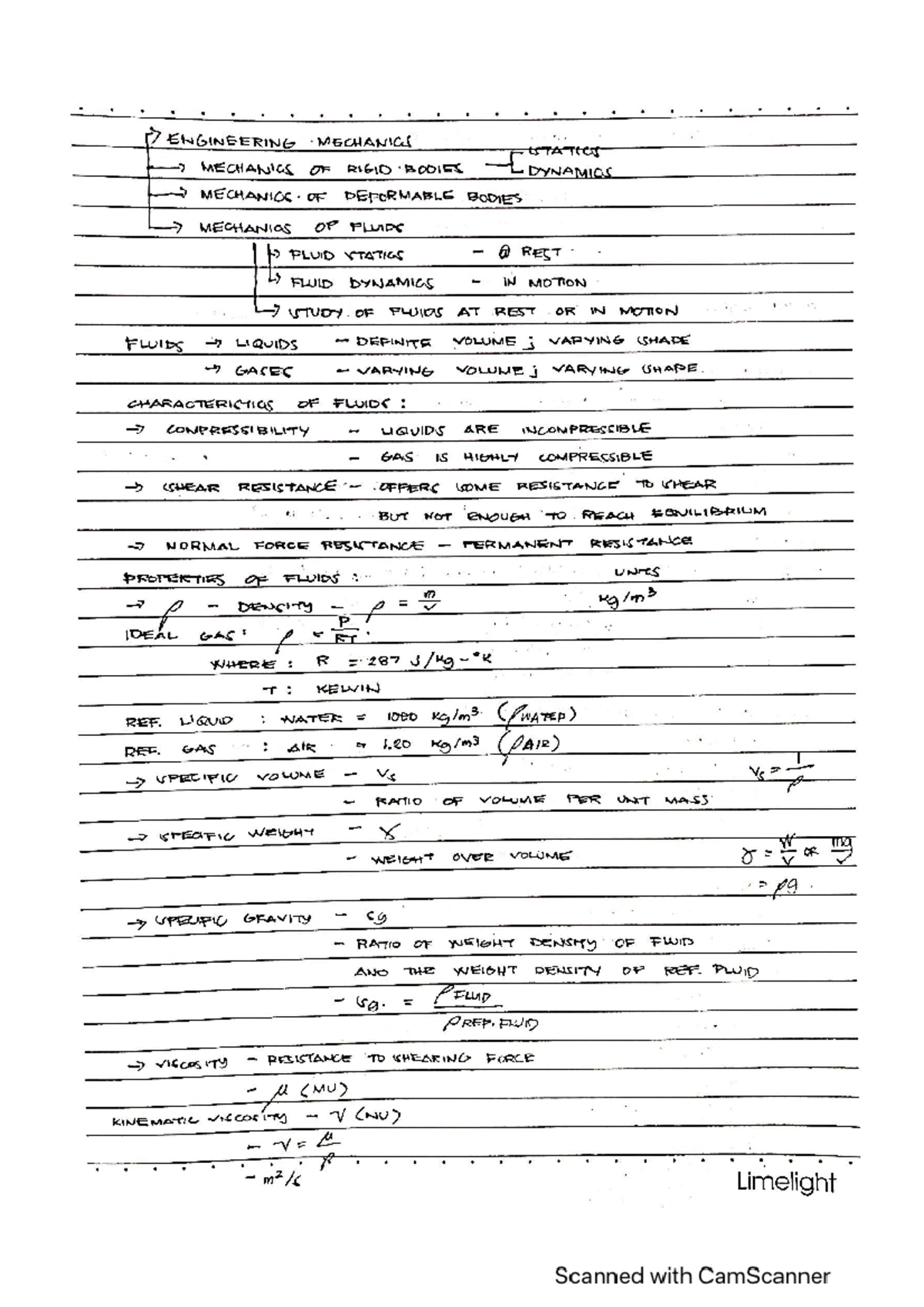 Hydrau notebook - Civil Engineering - Studocu