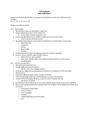 Pediatric Head to toe assessment pdf - Nur 3600 Pediatric Head to Toe ...