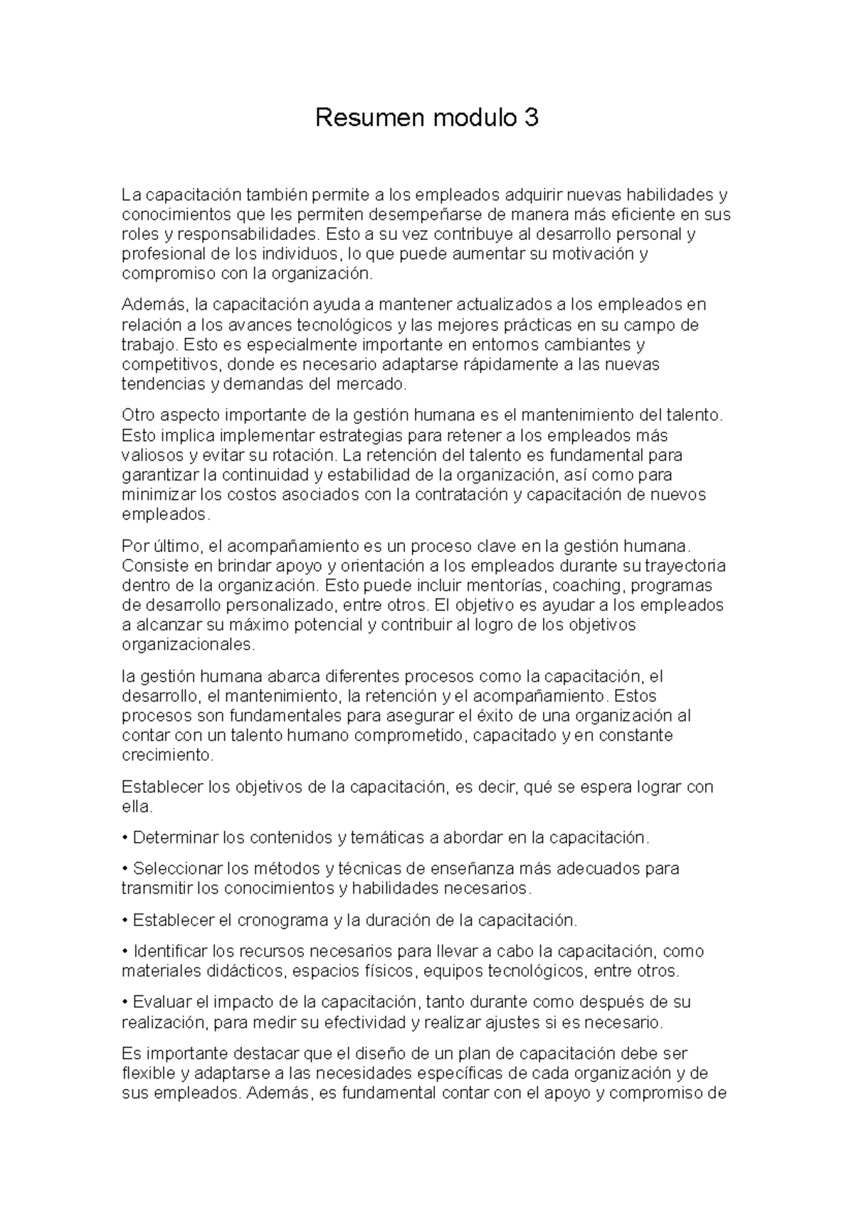 Resumen modulo 3 - Esto a su vez contribuye al desarrollo personal y ...