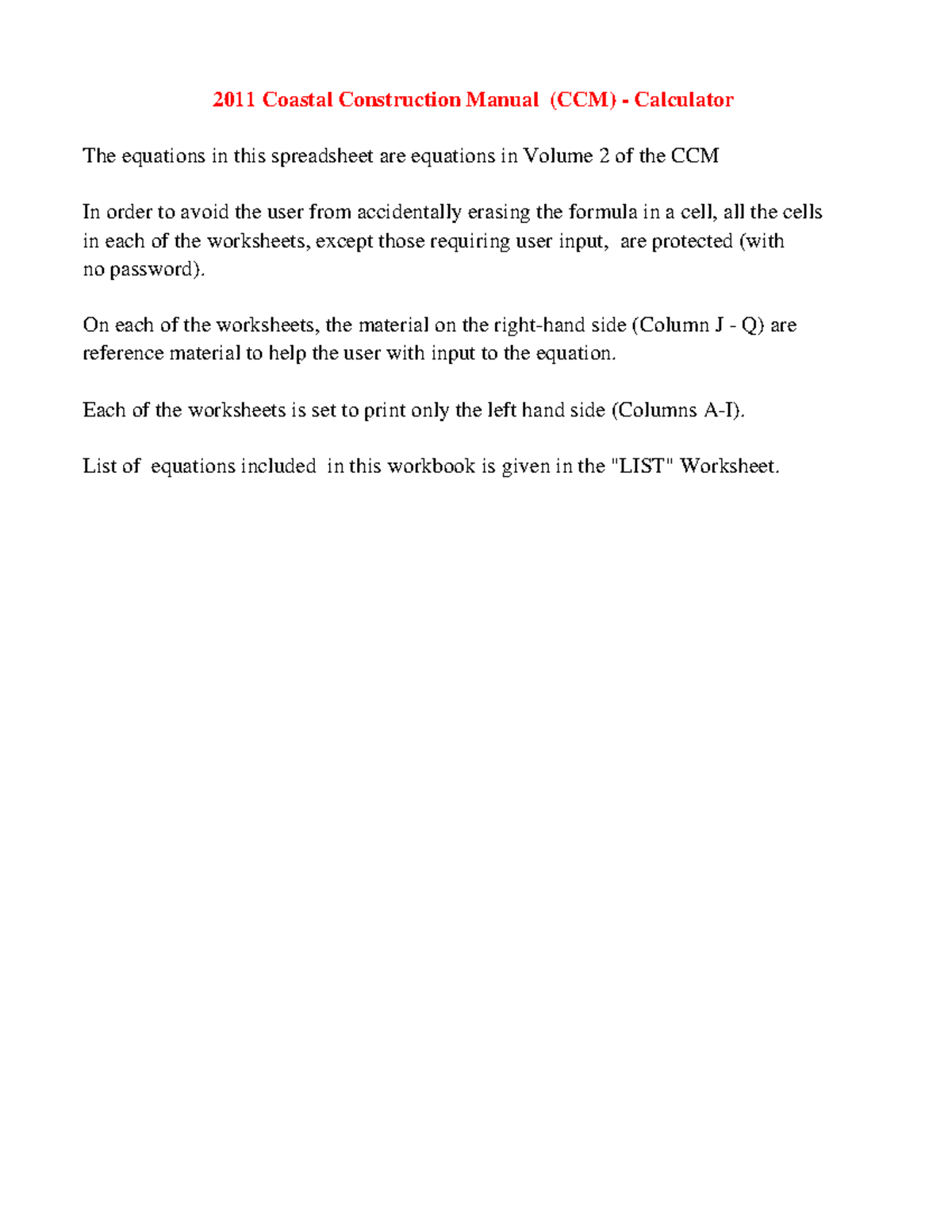 Ccm calculator 2011 - wind calculation - The equations in this ...