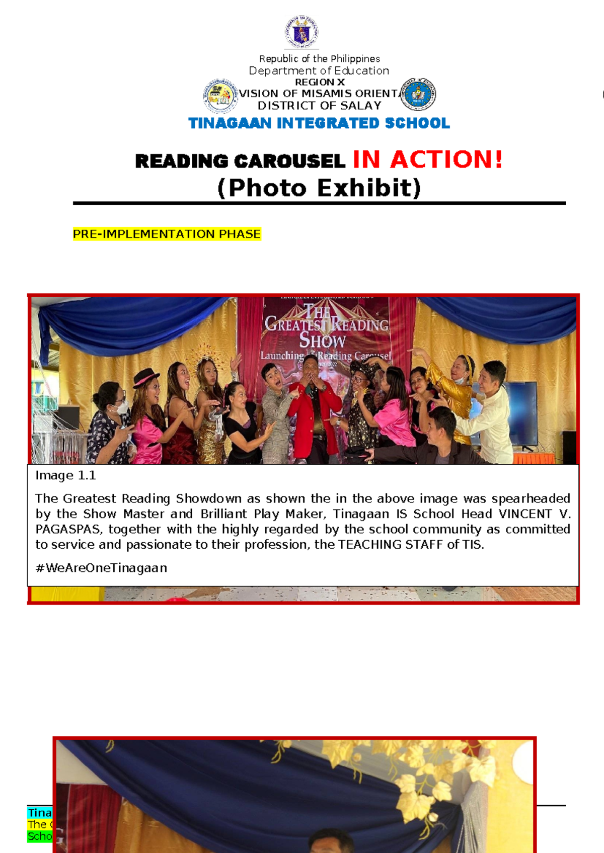 Reading Carousel Photo Exhibit - Republic of the Philippines Department ...