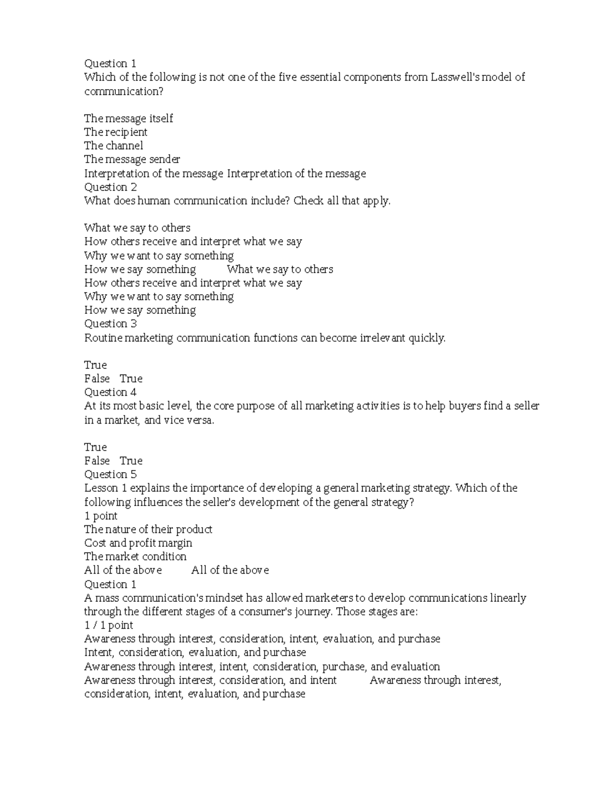 MKT328.docx-1 - dfn v - Question 1 Which of the following is not one of ...