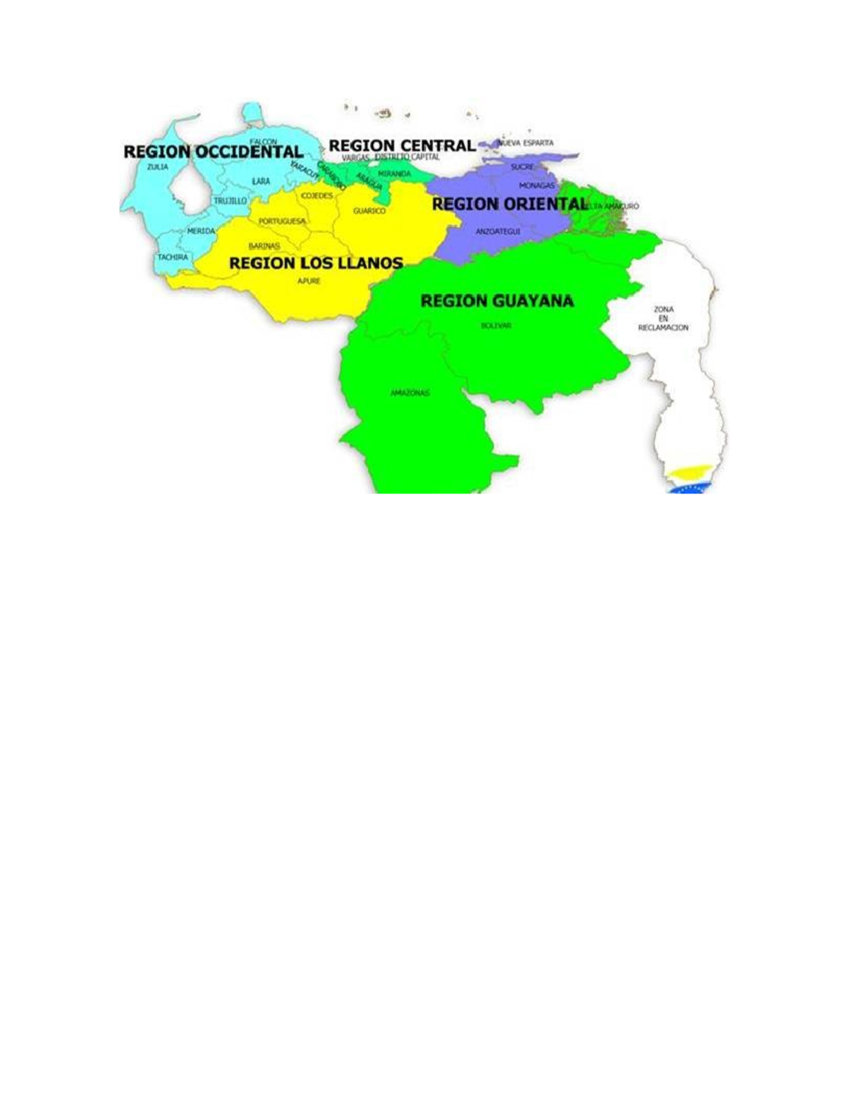 Cartograma soberania - región oriental velorios de la cruz En Venezuela ...