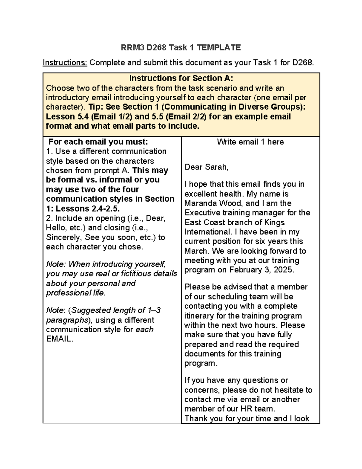 RRM3 D268 Task 1 Template - RRM3 D268 Task 1 TEMPLATE Instructions ...