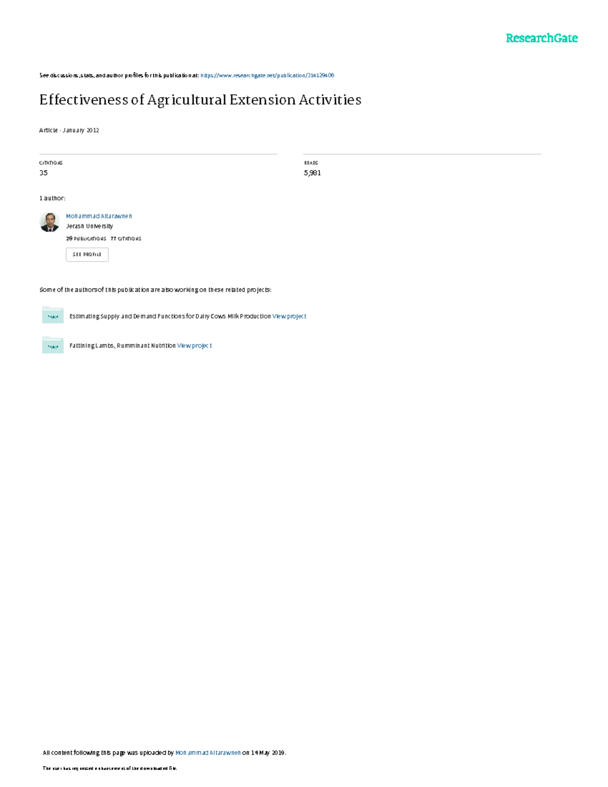 Pdf - introduction to agricultural law - See discussions, stats, and ...
