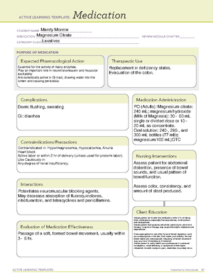 Ibuprofen - ATI - ACTIVE LEARNING TEMPLATES TherapeuTic procedure A ...