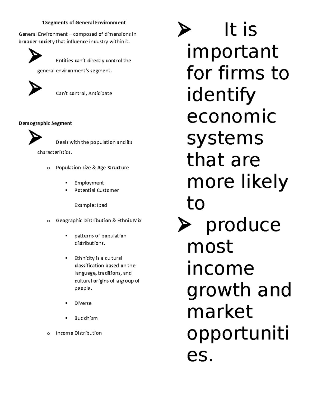 Segments of General Environment - 1Segments of General Environment ...