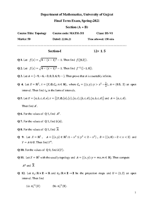 Math-200 Exercise 4 - Math - Chapter 4 QUADRATIC EQUATIONS QUADRATIC ...