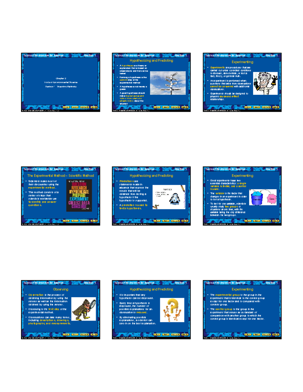 Ch.2 Notes - Chapter 2 Tools of Environmental Science Section 1 ...