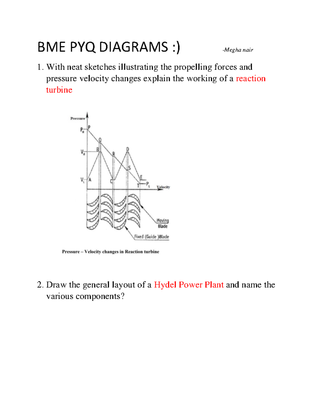 BME PYQ Diagrams - These are practice questions for applications of ...