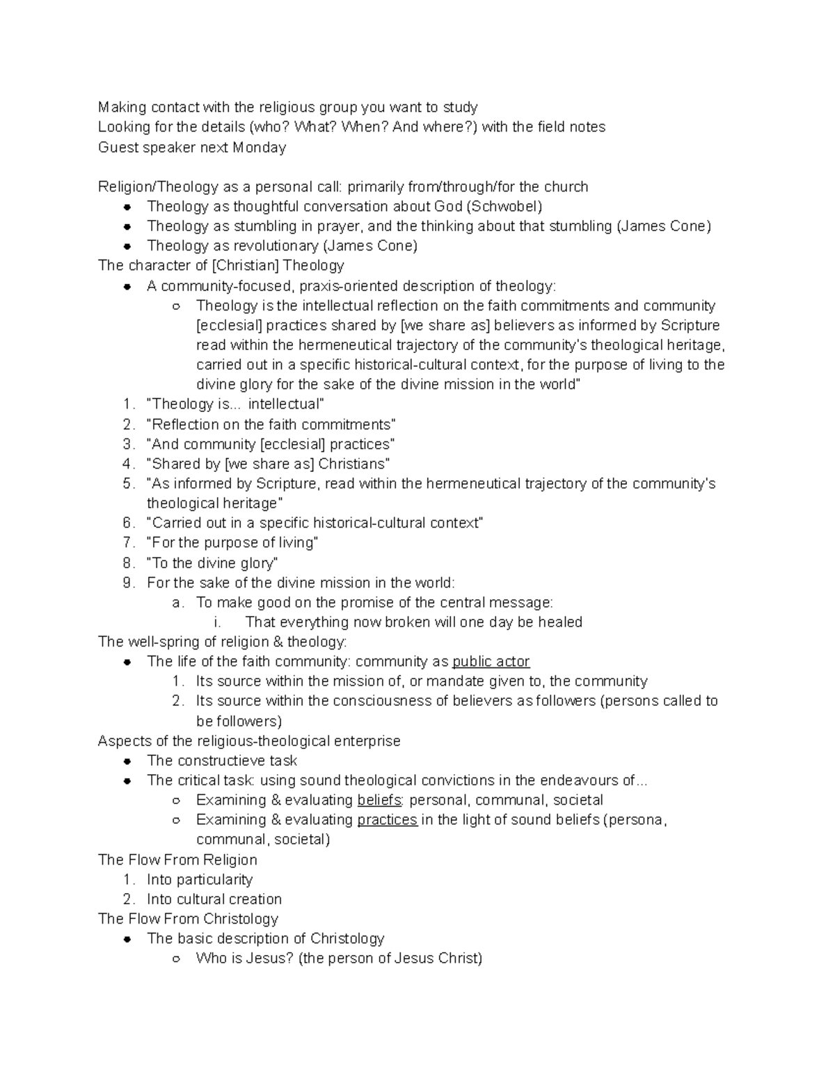 Lecture 7 - Sexton - Making contact with the religious group you want ...