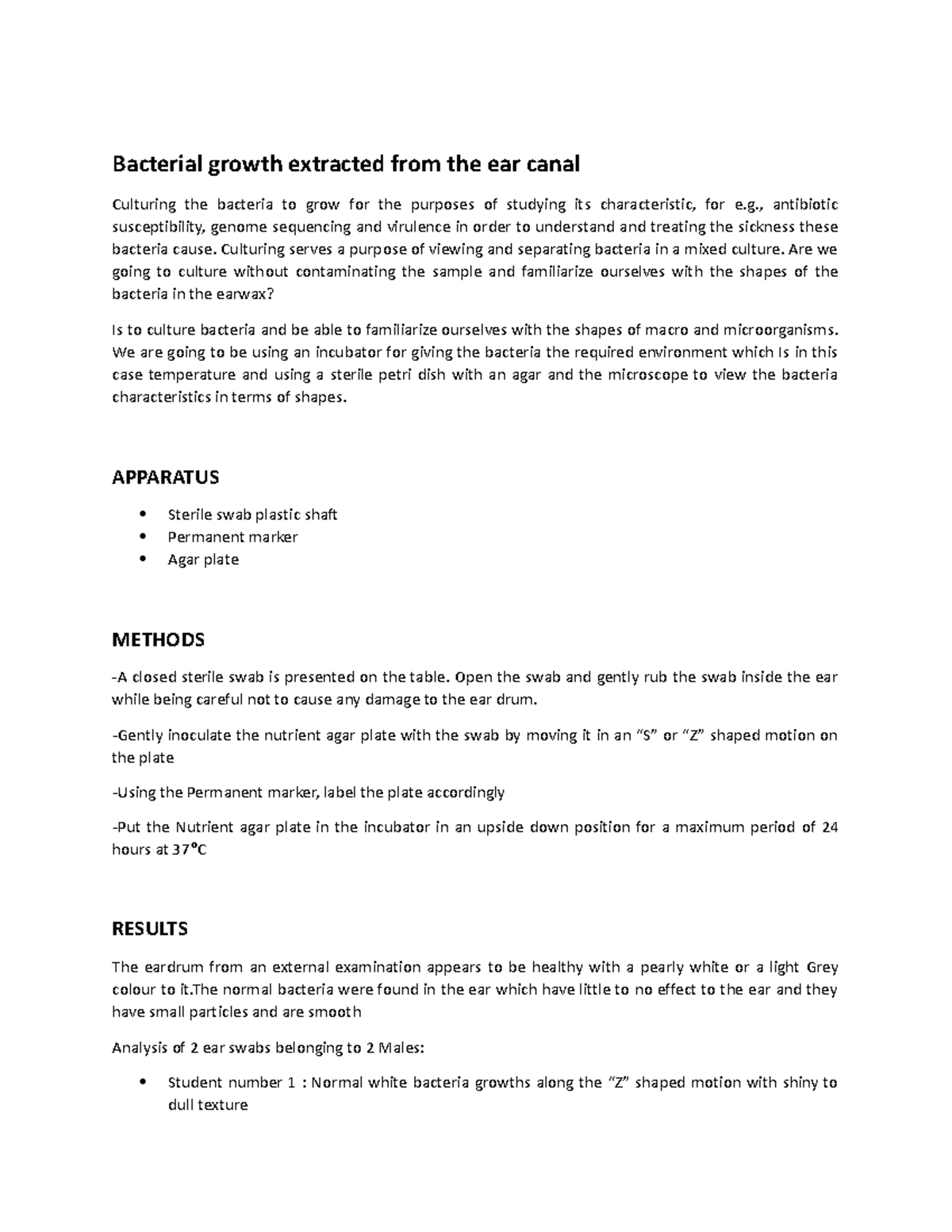 LAB%20 Report%20Bacterial%20Growth - Bacterial growth extracted from ...