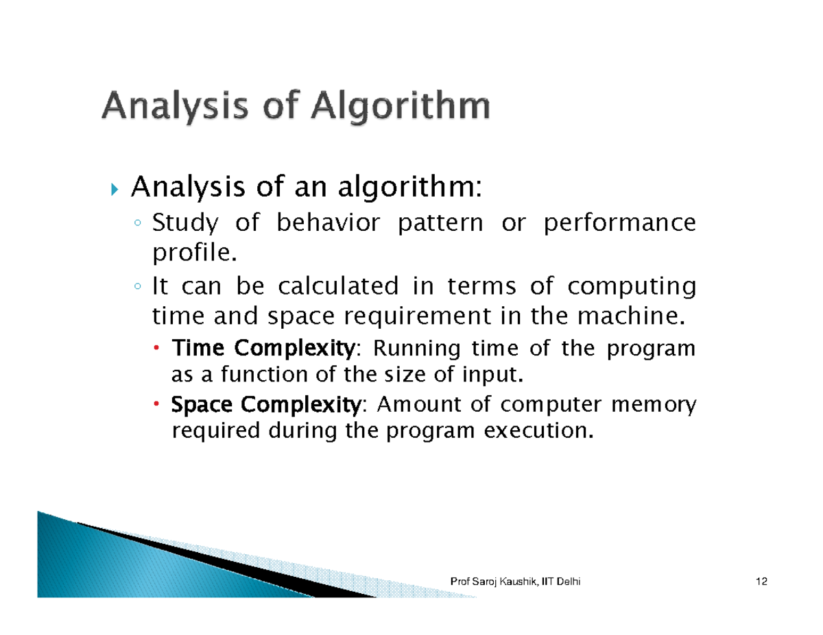 C5 Analysis Of An Algorithm Top Down Concept In Problem Solving Bottom Up Design 
