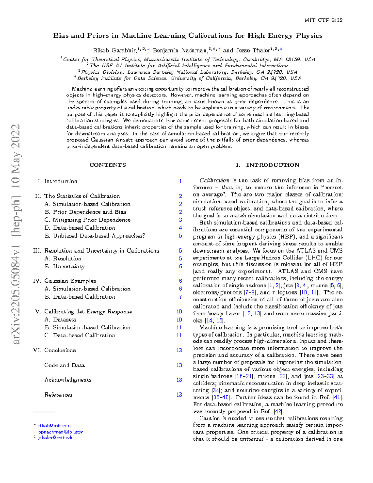 Bias and Priors in Machine Learning Caling - MIT-CTP 5432 Bias and ...