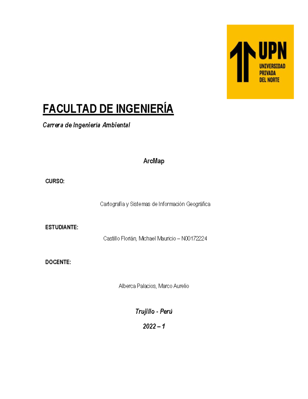 Arc Mapsd w asd dsf asdf asd adsfg dsfg - FACULTAD DE INGENIERÍA ...