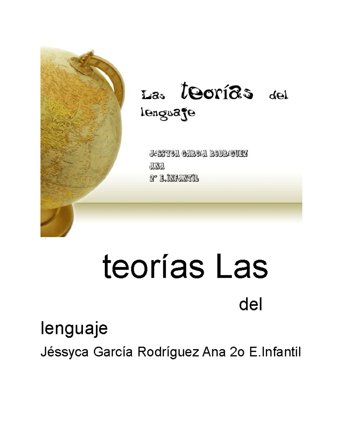 Copia de Las teorías del lenguaje - Psicología - Studocu