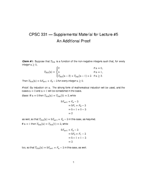 Supplemental Material for Lecture #8 Example of the Use of a Call Stack - CPSC 331 ...