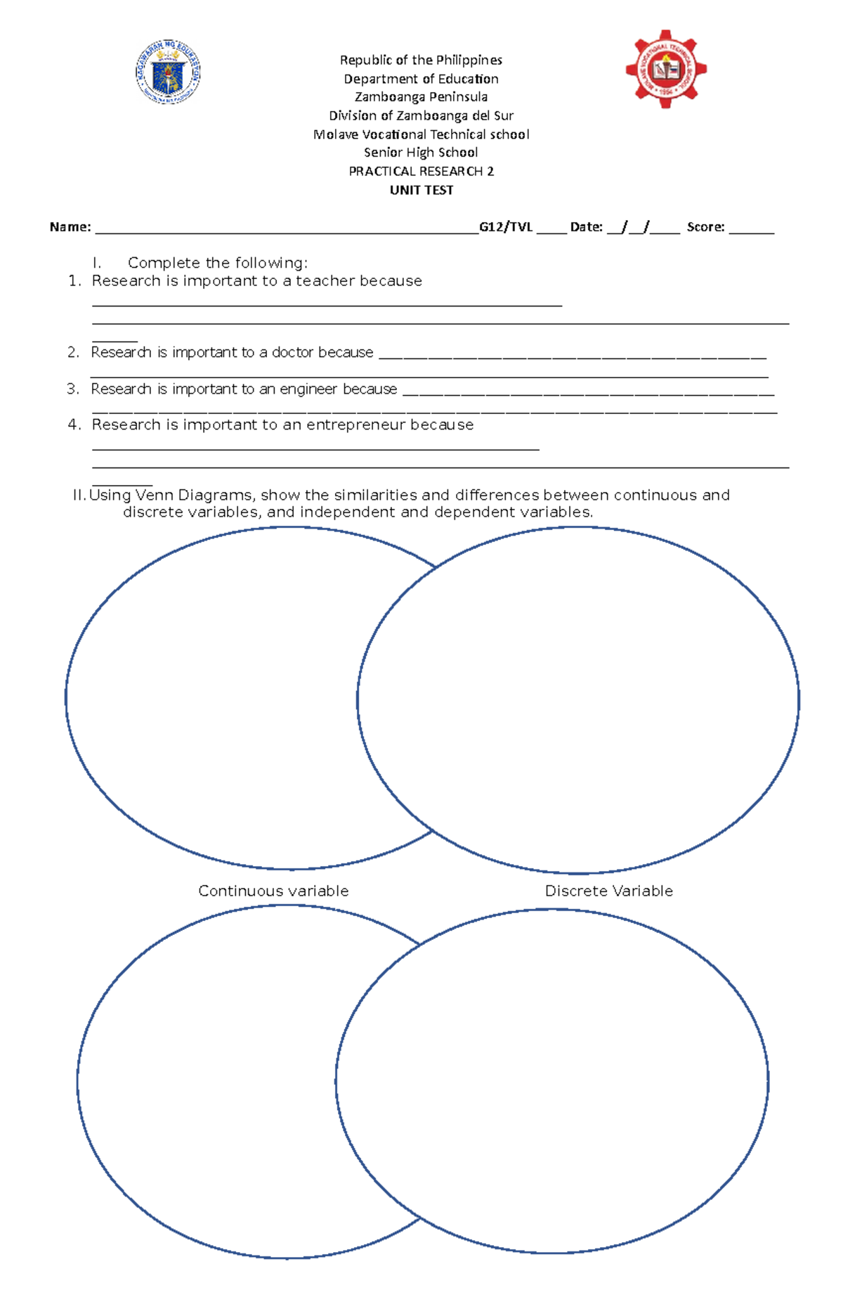 PR2 UNIT test - JUST SHARING THIS. I HOPE IT COULD HELP, TOO. UST ...