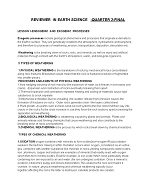 Reflection Paper of "Panahon Na" - Environmental Science - La Salle ...