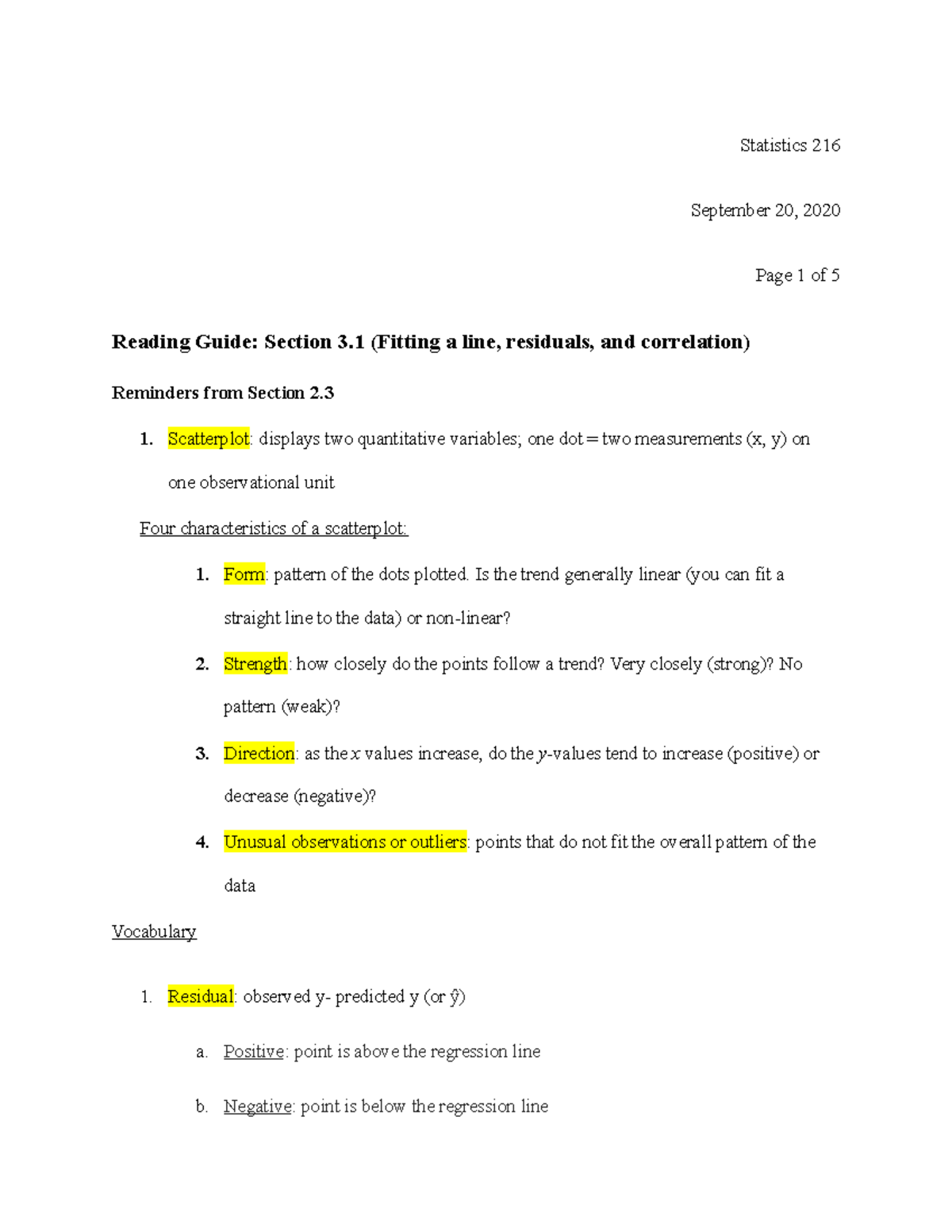 Fall2020-STAT 216Q-Lecture 7 - Statistics 216 September 20, 2020 Page 1 ...