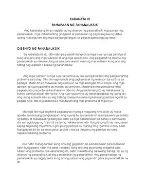 Group 4 statement of the problem - Statement of the problem Title ...