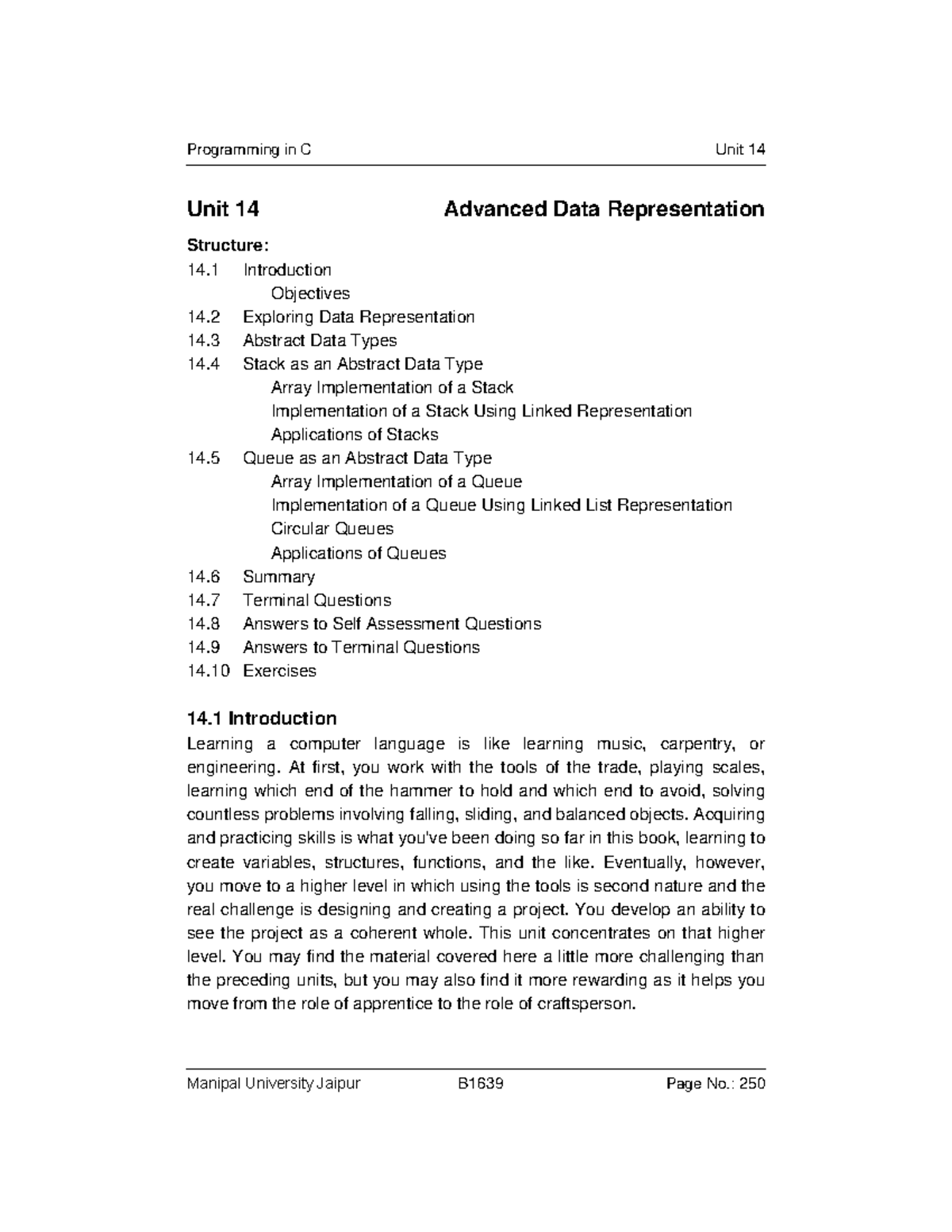 Unit 14 Advanced Data Representation - Unit 14 Advanced Data ...